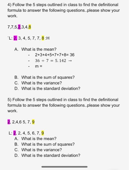 Solved Follow the 5 steps outlined in class to find the | Chegg.com
