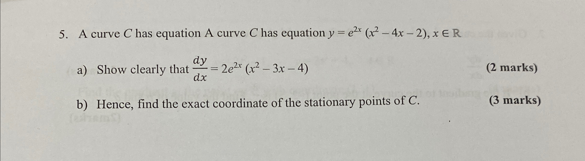Solved A curve C ﻿has equation A curve C ﻿has equation | Chegg.com