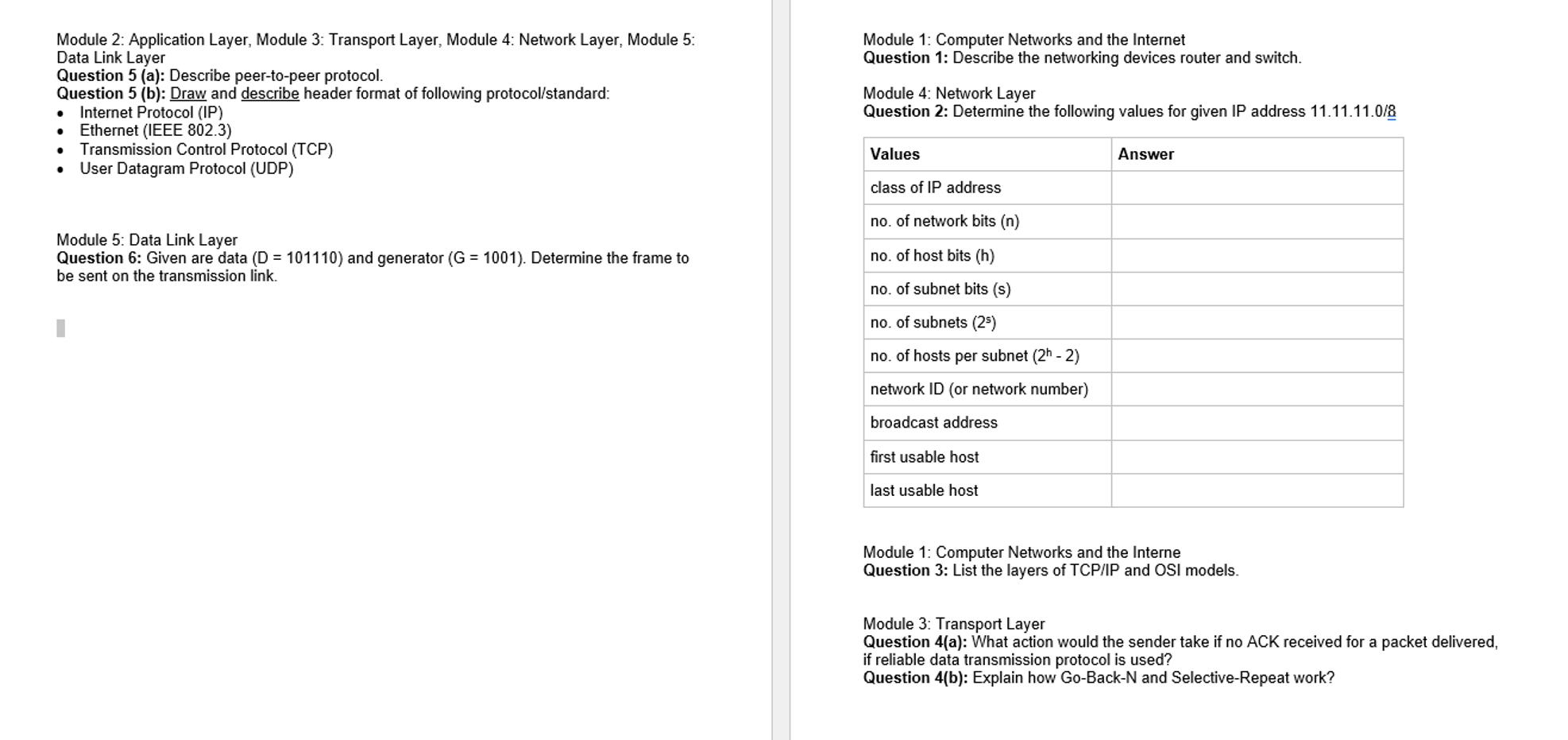 Solved PLEASE DO IT CAREFULLY Module 2: Application Layer, | Chegg.com
