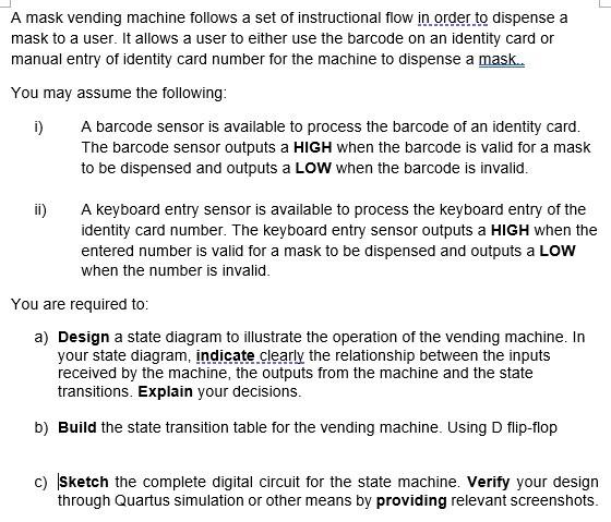 Solved please answer ASAP all parts i need vhdl code as | Chegg.com