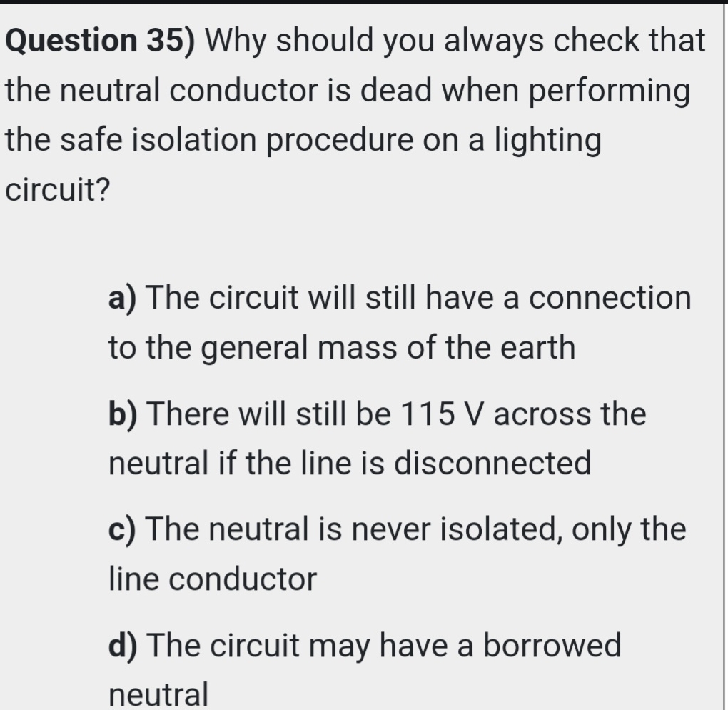 Solved Question 35) ﻿Why should you always check that the | Chegg.com