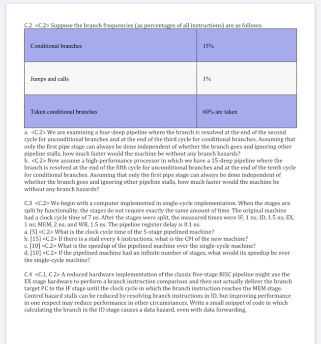 Solved C.1 Use the following code fragment: Loop: R1,0(R2) | Chegg.com
