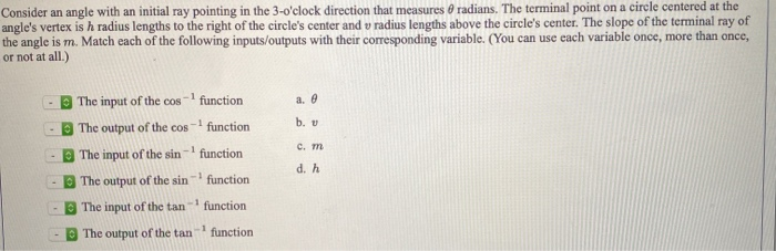 Solved Consider an angle with an initial ray pointing in the | Chegg.com