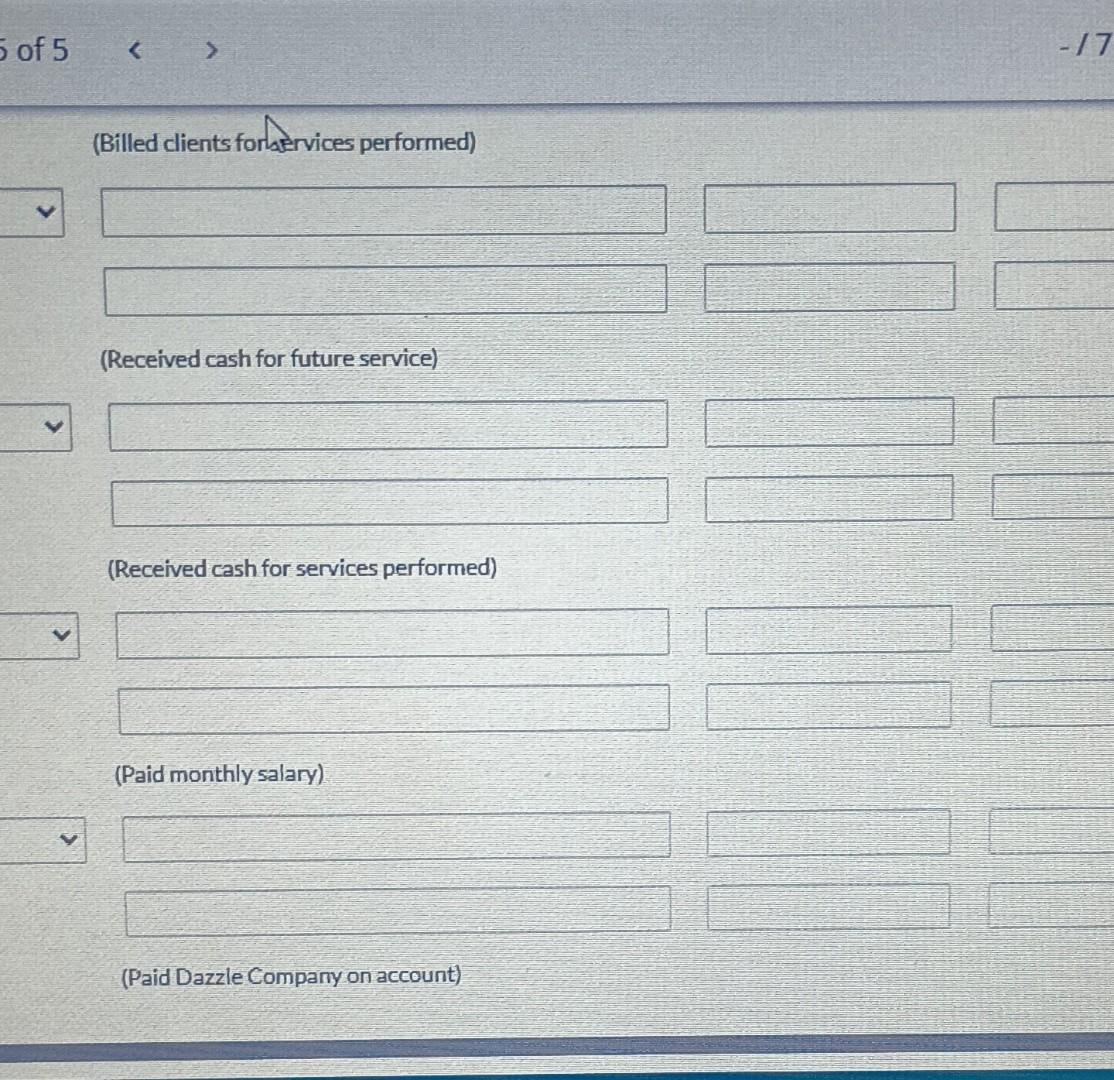 Solved Journalize the transactions. (List all debit entries | Chegg.com