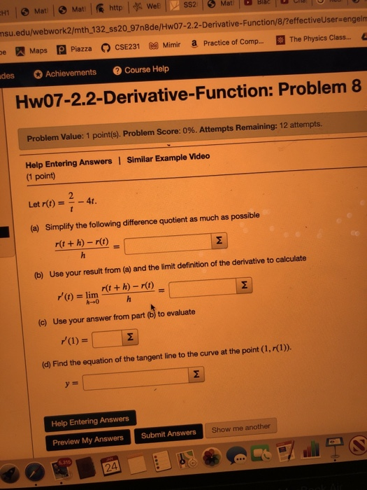Solved Mat! Wel V8S2 BE E Mati Matilhttp | Chegg.com