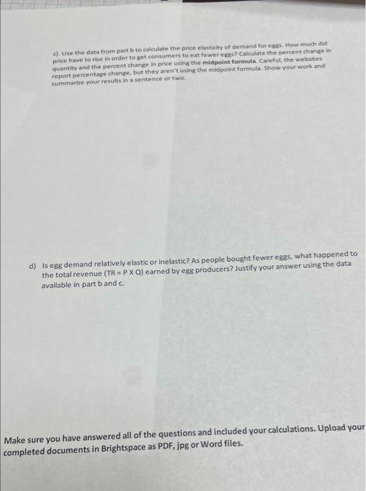 Problem 4. (10 points) Applying 5-D and Elasticity | Chegg.com