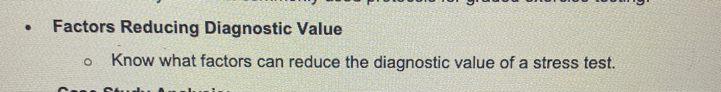 Solved Factors Reducing Diagnostic ValueKnow what factors | Chegg.com