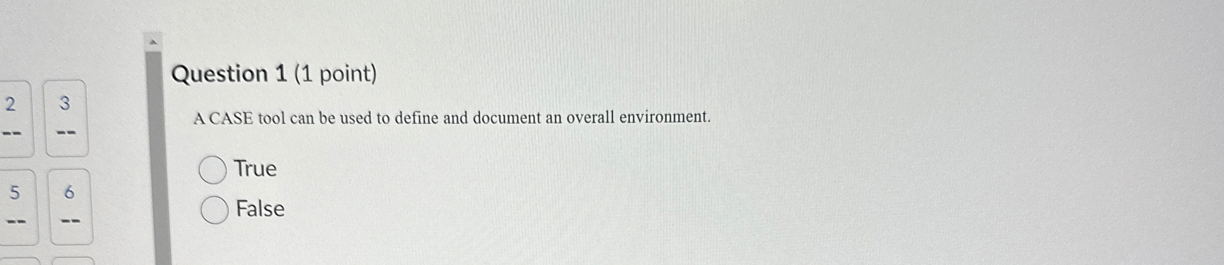 Solved Question 1 (1 ﻿point)A CASE tool can be used to | Chegg.com | Chegg.com