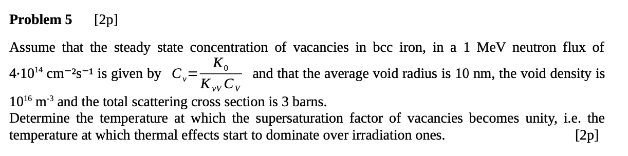 Solved Problem 5,[2p]Assume that the steady state | Chegg.com
