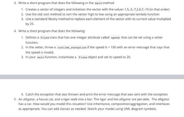 Solved 3. Write a short program that does the following in | Chegg.com