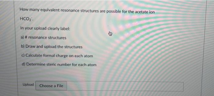 Solved How many equivalent resonance structures are possible | Chegg.com