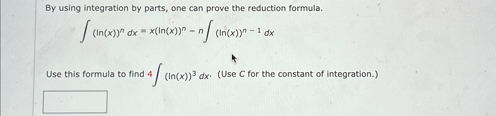 Solved By using integration by parts, one can prove the | Chegg.com