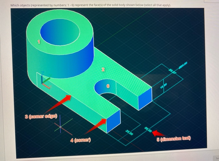 Solved which objects (represented by numbers 1-6) represent | Chegg.com