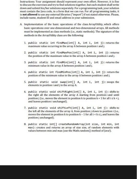 Solved Instructions: Your assignment should represent your | Chegg.com