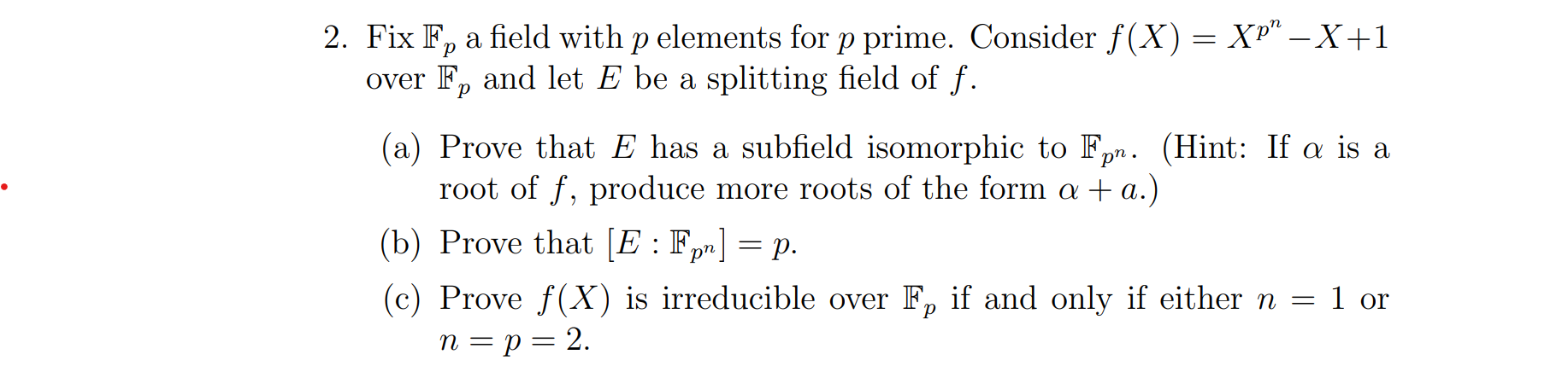 Solved I want an answer to this question please:Fix Fp ﻿a | Chegg.com