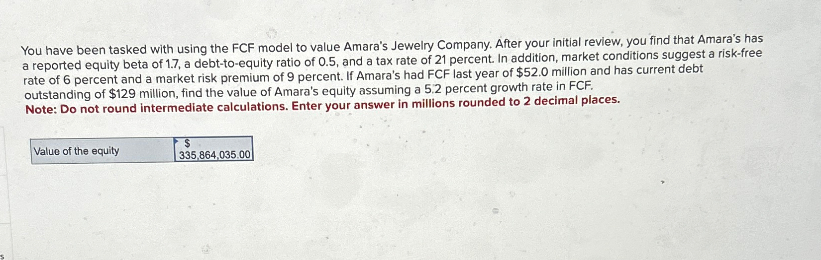 Solved You have been tasked with using the FCF model to | Chegg.com