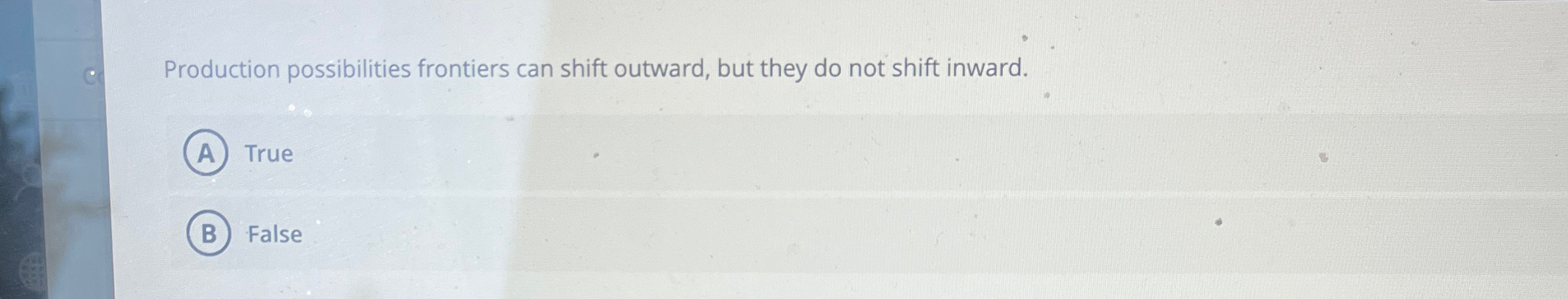 Solved Production possibilities frontiers can shift outward, | Chegg.com