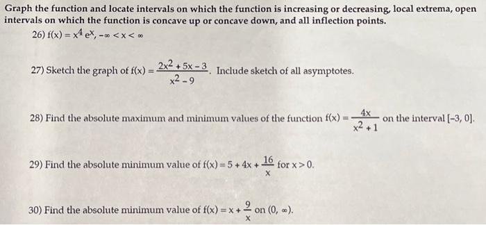 Solved Graph the function and locate intervals on which the | Chegg.com