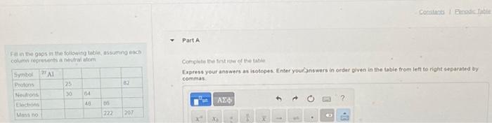 Solved Fill in the gaps in the following table, assuming | Chegg.com
