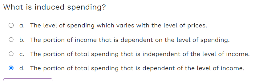 Solved What is true of unplanned investment?What is induced | Chegg.com