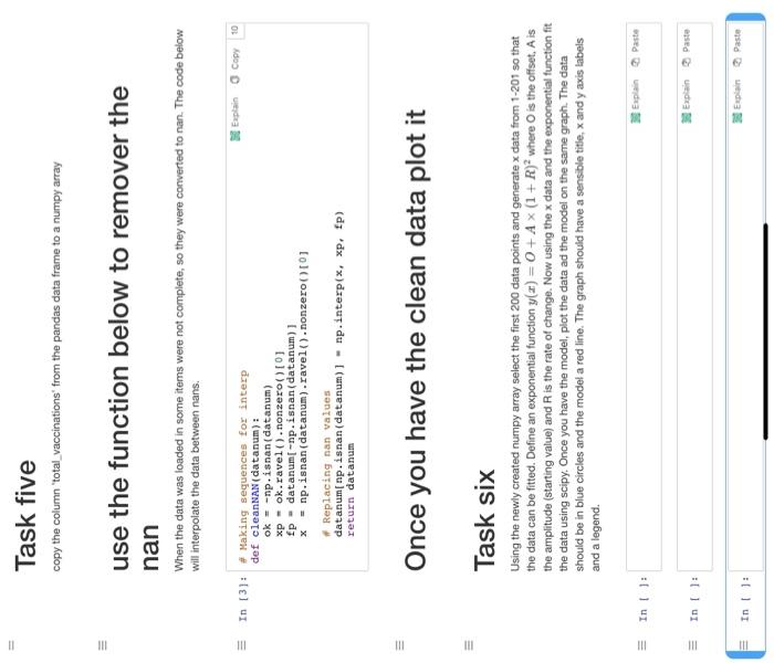 Solved 1.: Import numpy as np import pandas as pd import | Chegg.com