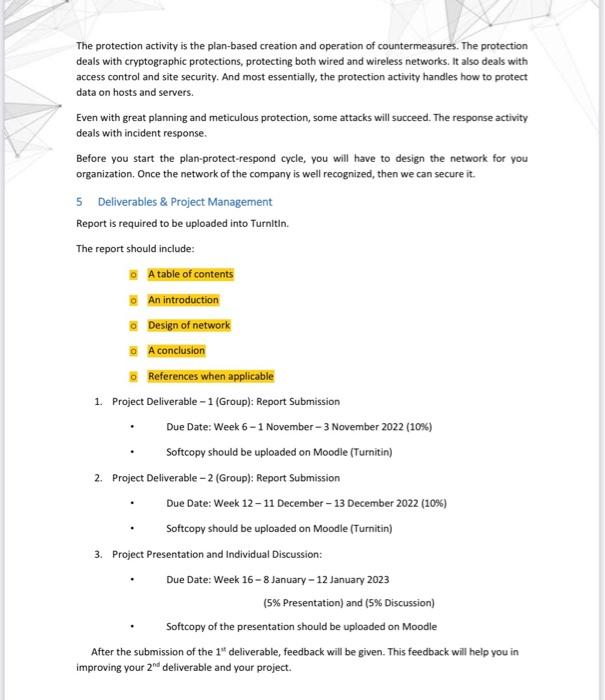 Solved Course Project Template Guidelines 1 Introduction | Chegg.com