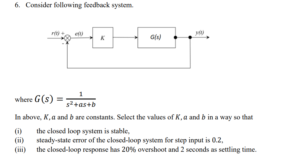 Solved In above, 𝐾, 𝑎 ﻿and 𝑏 ﻿are constants. Select the | Chegg.com