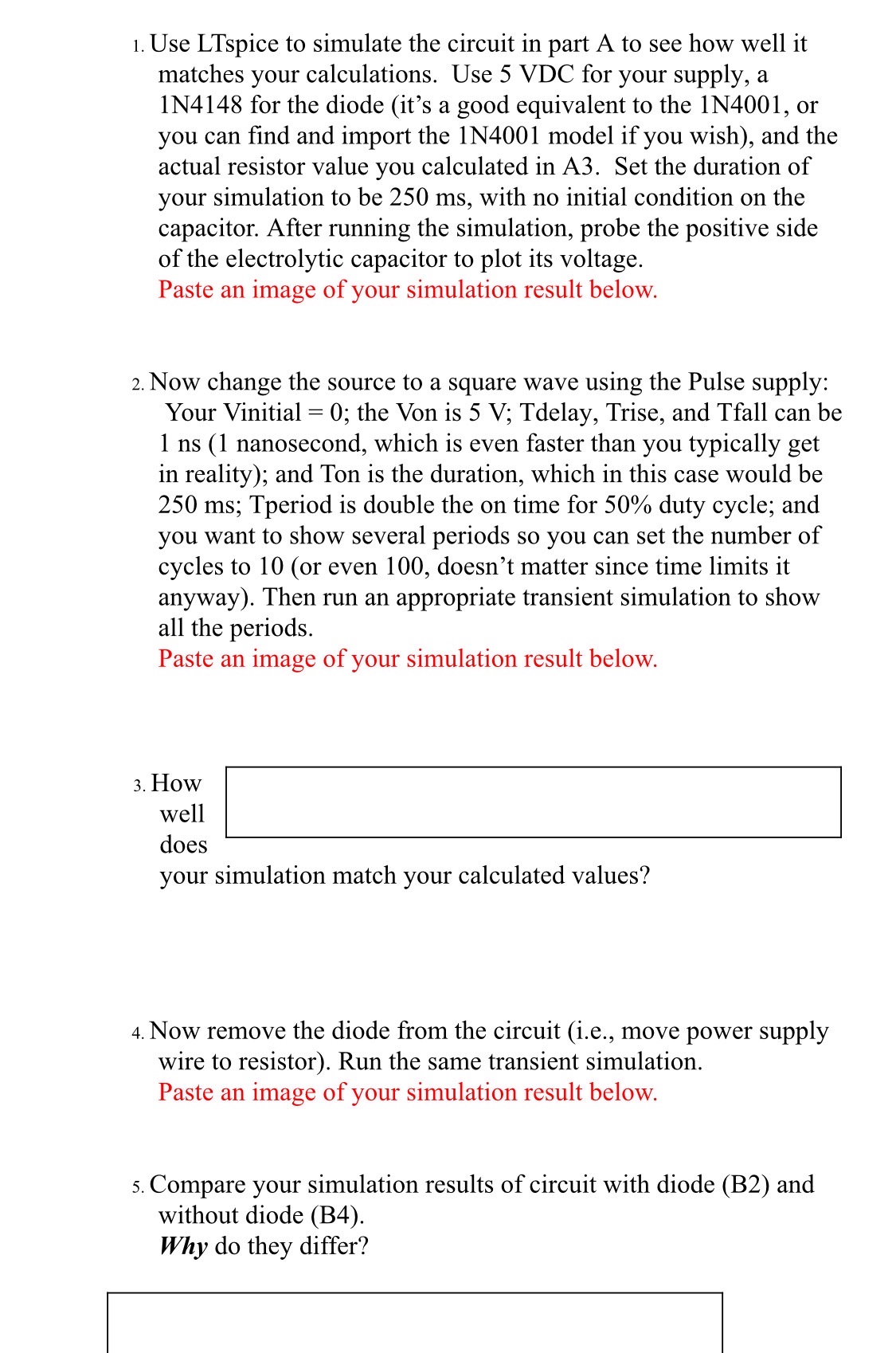Solved How to solve Use LTspice to simulate the circuit in | Chegg.com
