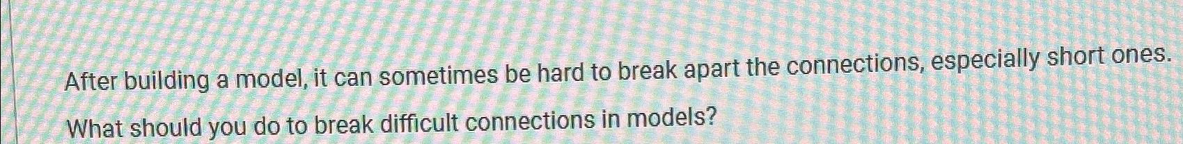 Solved After building a model, it can sometimes be hard to | Chegg.com