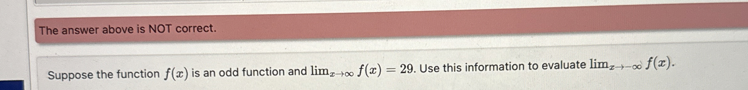 Suppose the function f(x) ﻿is an odd function and | Chegg.com