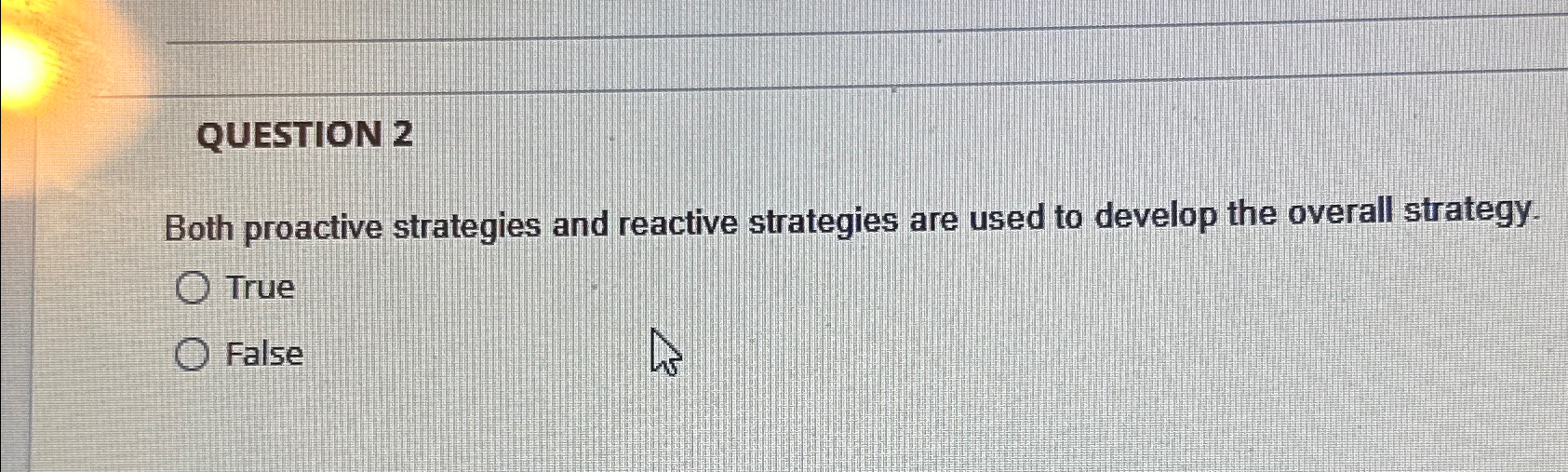 Solved QUESTION 2Both proactive strategies and reactive | Chegg.com