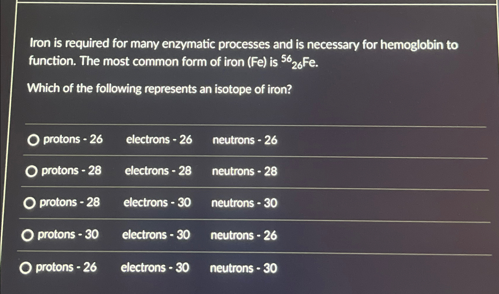 Solved Iron is required for many enzymatic processes and is | Chegg.com