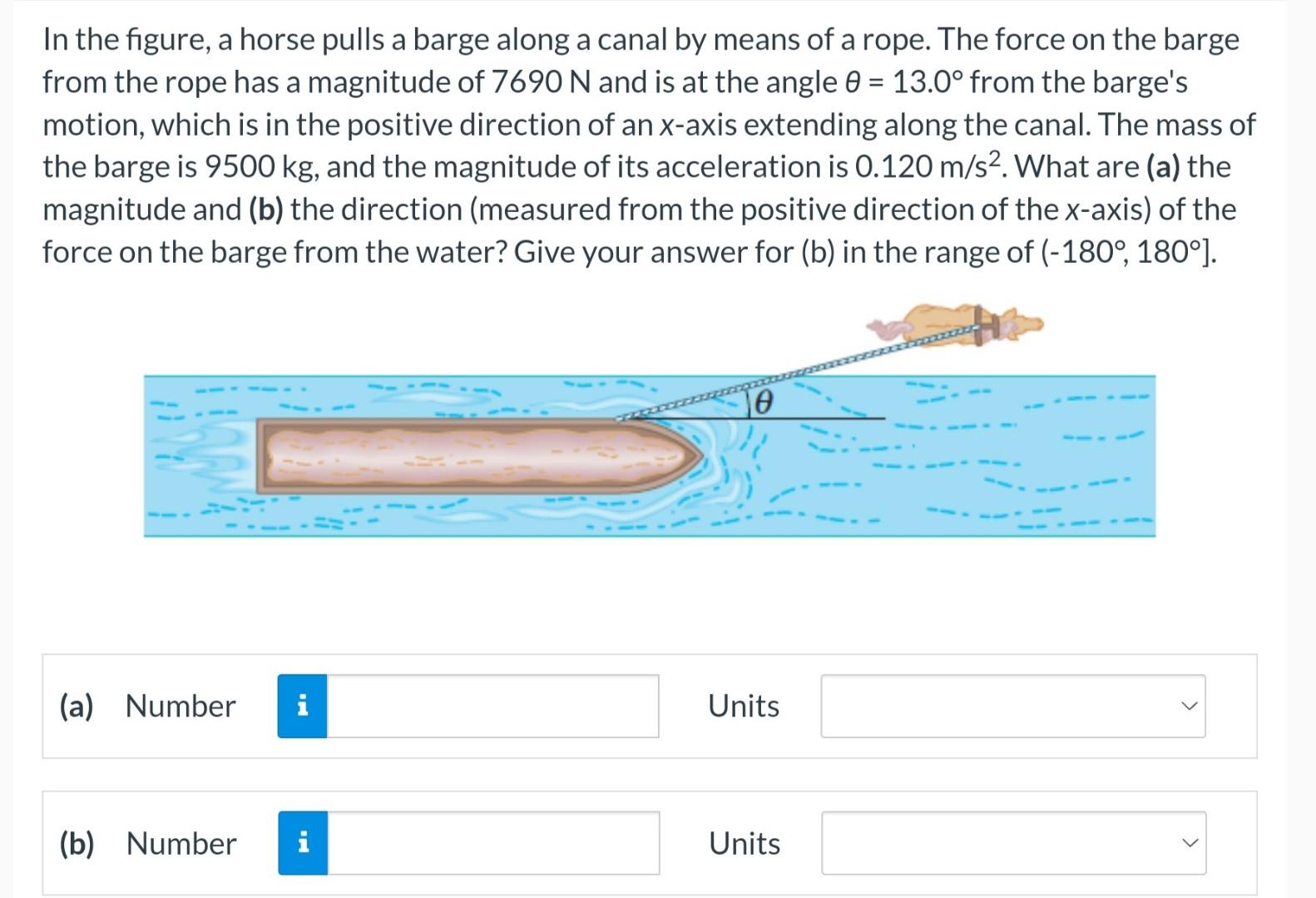 Solved Holding onto a tow rope moving parallel to a | Chegg.com