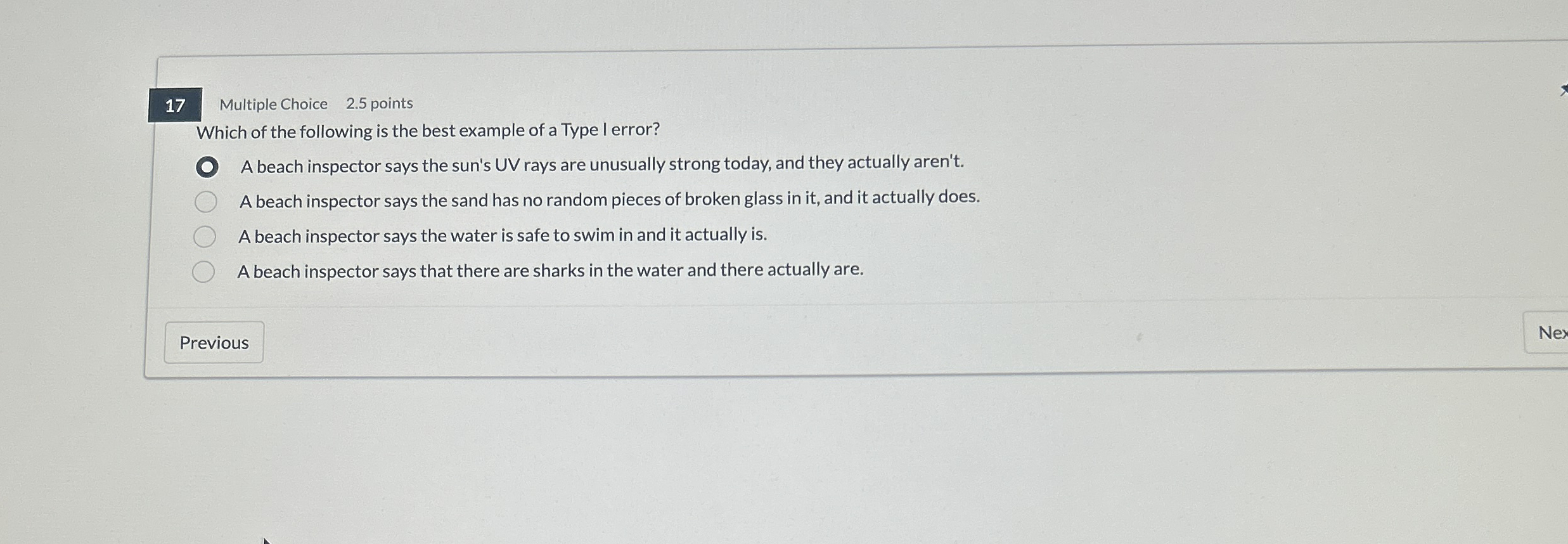 Solved 17Multiple Choice 2.5 pointsWhich of the following | Chegg.com Solved 17Multiple Choice 2.5 pointsWhich of the following | Chegg.com