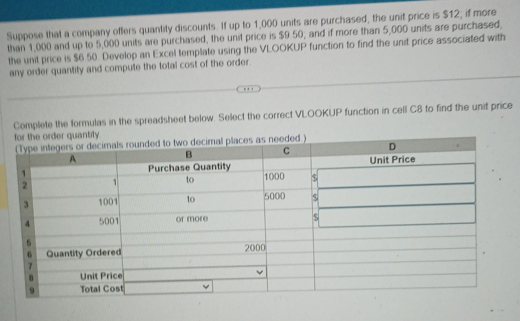 Solved Suppose that a company offers quantity discounts. If | Chegg.com