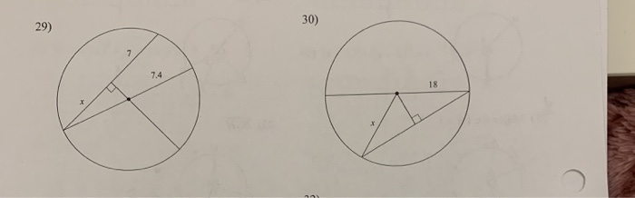 Solved Find the length of the segment indicated. Round your | Chegg.com