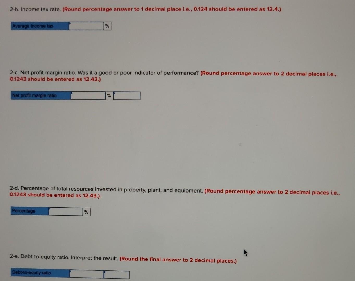 Solved Required: 1. Present component percentages for Year | Chegg.com