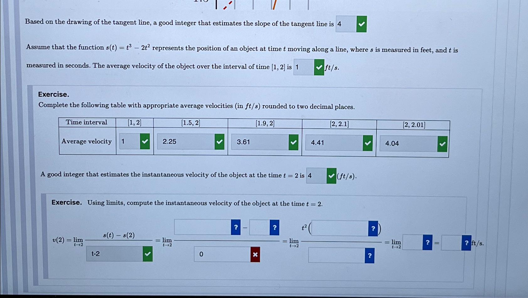 Solved Based on the drawing of the tangent line, a good | Chegg.com