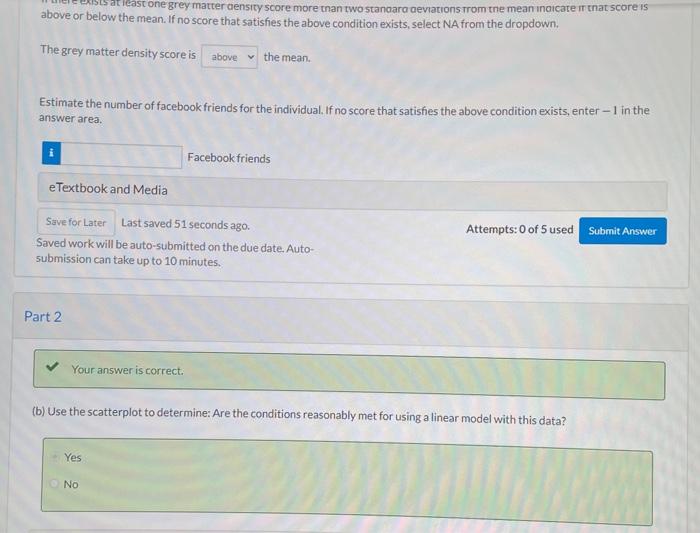 [Solved]: A scatterplot with regression line is shown below