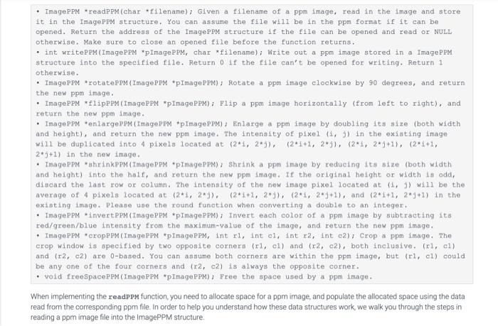 Solved Overview This goal of this project is to use your | Chegg.com