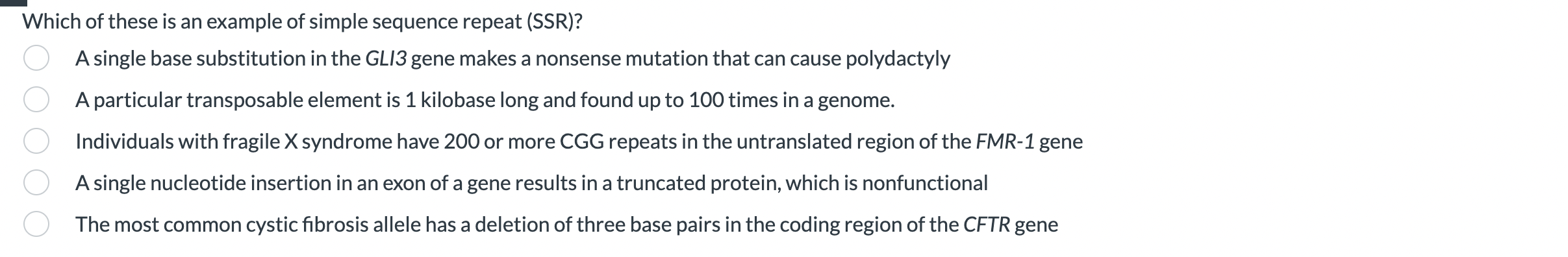 Solved Which of these is an example of simple sequence | Chegg.com