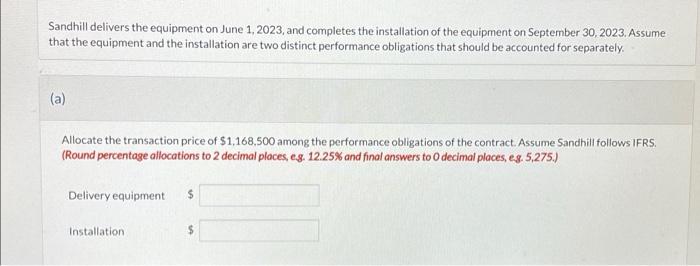 Solved On May 10, 2023, Blossom Co, enters into a contract | Chegg.com