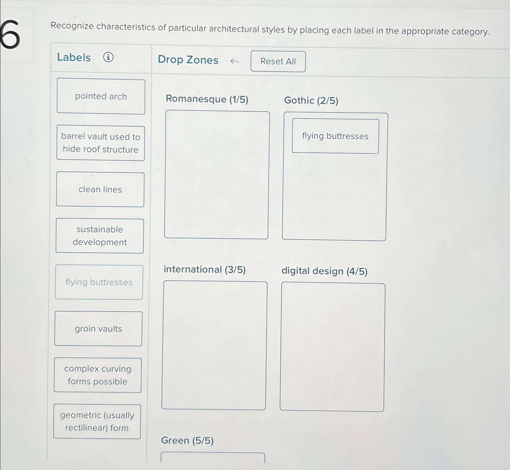Solved Recognize characteristics of particular architectural | Chegg.com