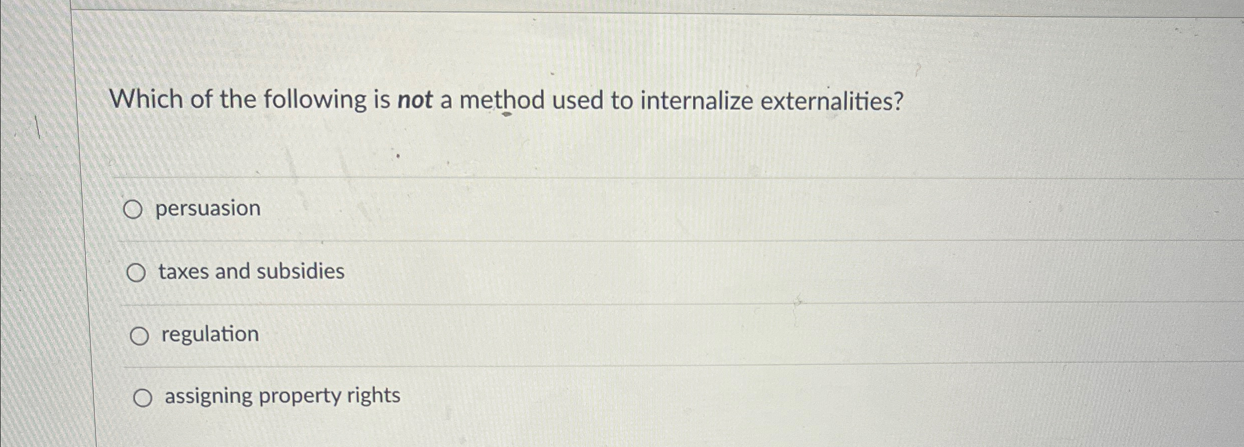 Solved Which of the following is not a method used to | Chegg.com