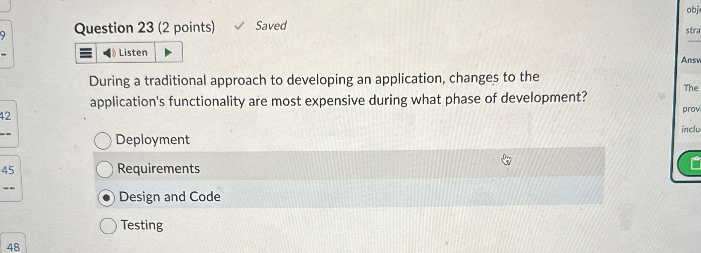 Solved Question 23 (2 ﻿points) ﻿Saved During a traditional | Chegg.com