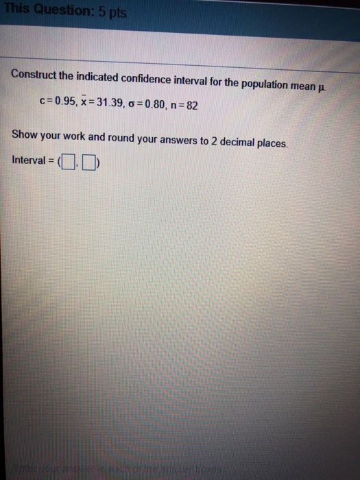 Solved This Question: 5 pts Construct the indicated | Chegg.com