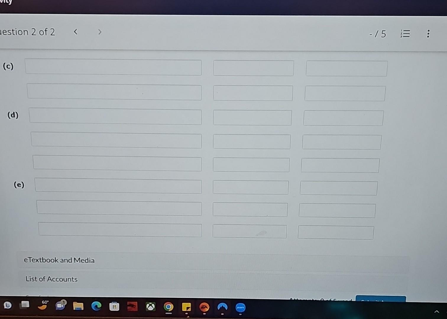 Solved Current Attempt in Progress Bridgeport Corporation | Chegg.com