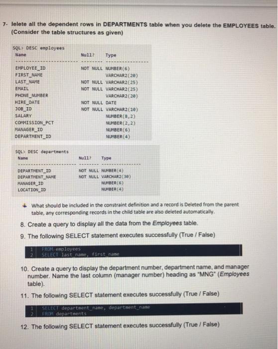 Solved LAB Exercise 1: Using DDL Statements to Create and | Chegg.com