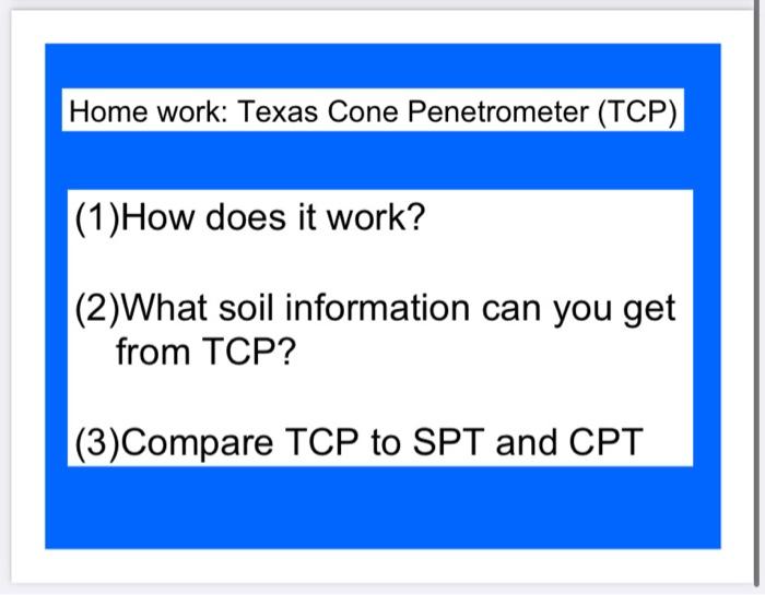Solved (1)How does it work? (2)What soil information can you | Chegg.com