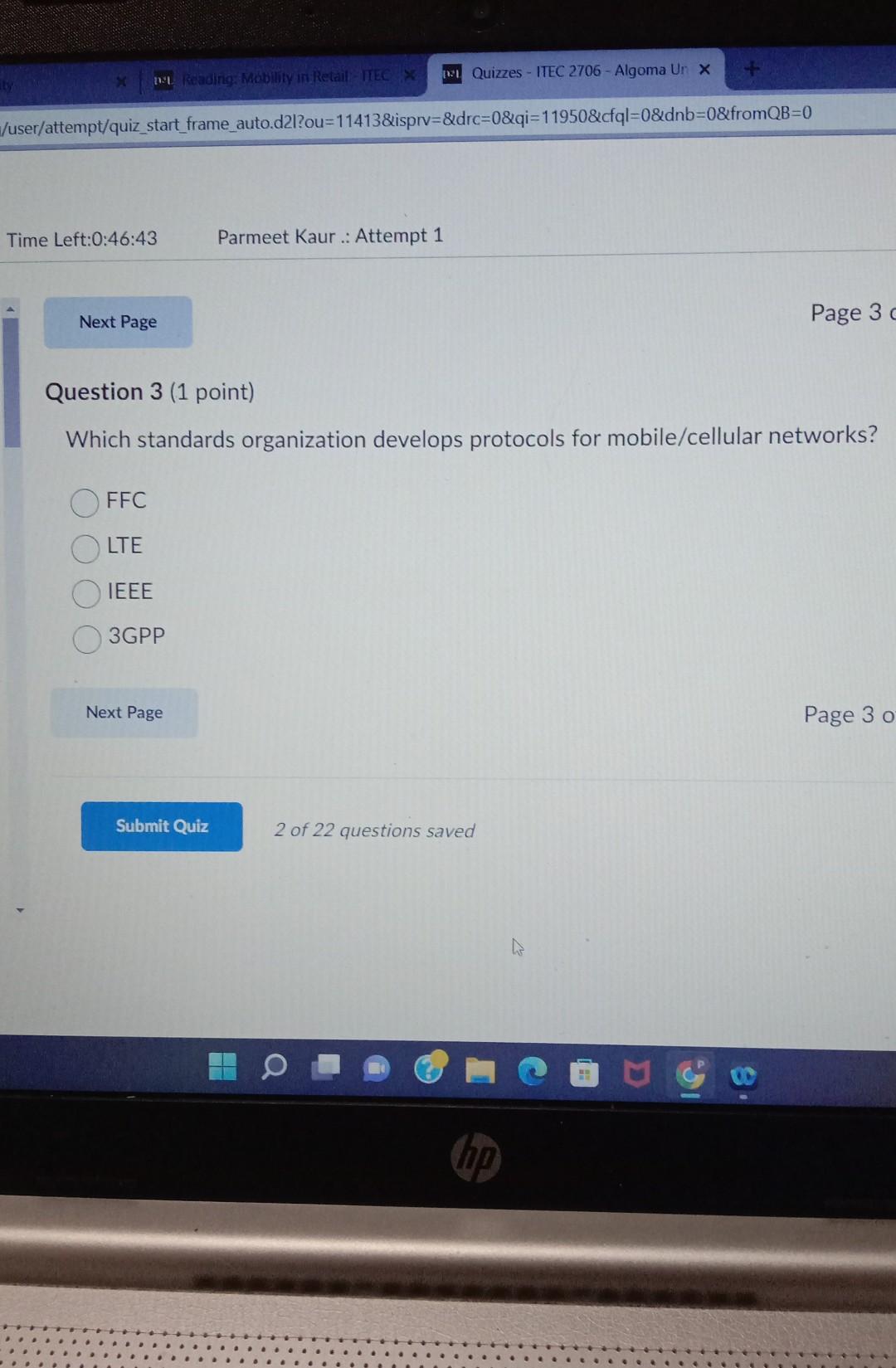 Solved Which standards organization develops protocols for | Chegg.com